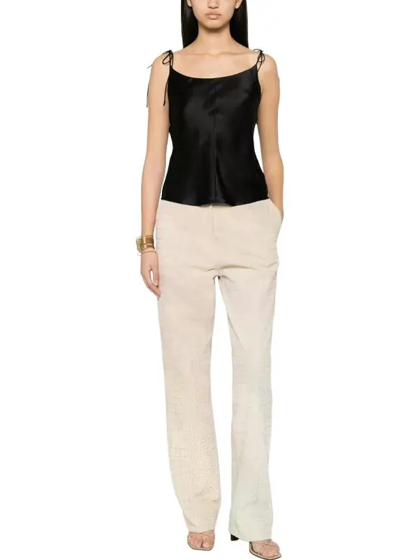 Tove Paloma Tie-strap Top - Black