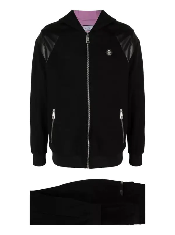 Philipp Plein Logo-print Tracksuit Set - Black