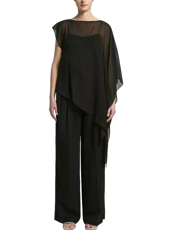 Peserico Asymmetric-hem Top - Black