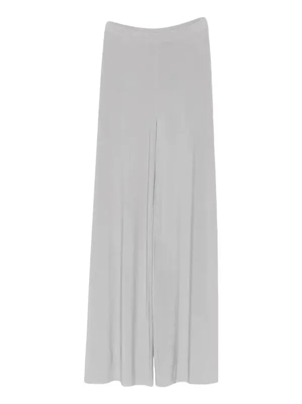 Norma Kamali Bias Straight-leg Trousers - Grey