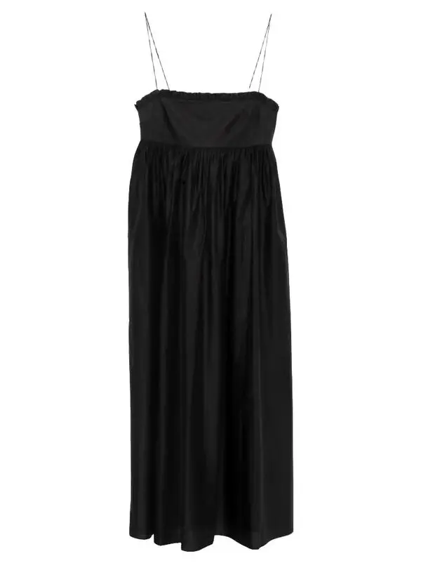 Matteau Empire Frill Maxi Dress - Black