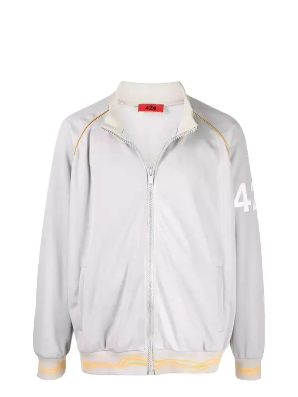 424 Zipped Track Jacket - Neutrals