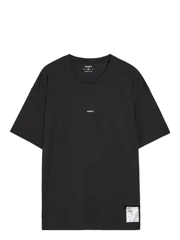 Satisfy Auralite Logo Jersey T-shirt - Black
