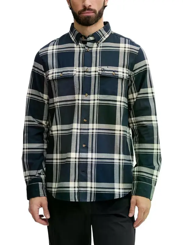 Fjallraven Vik Lite Check-pattern Shirt - Blue