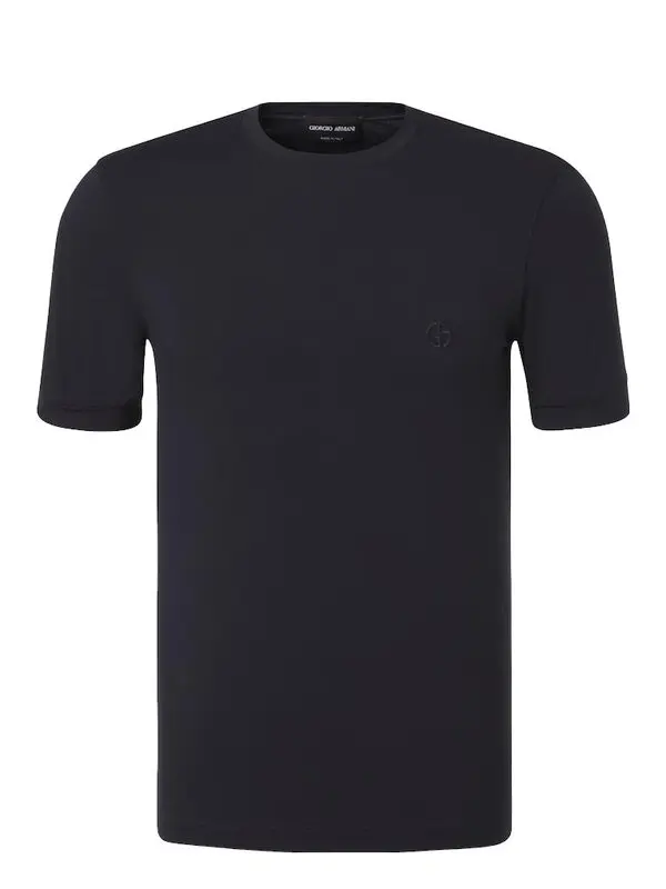 Giorgio Armani Jersey T-shirt - Blue