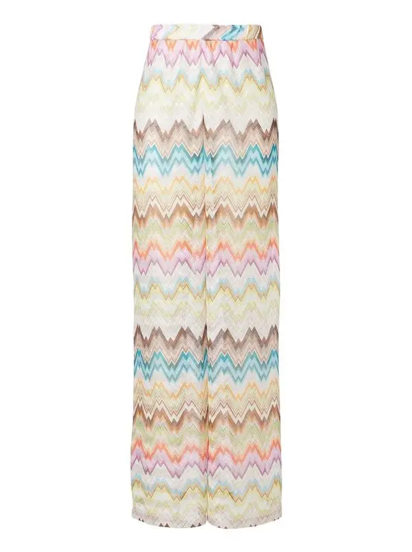 Missoni Zigzag Straight Leg Trousers - Multicoloured