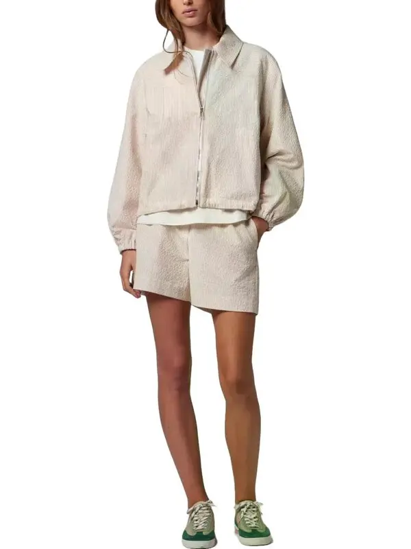 Paul Smith Seersucker Striped Shorts - Neutrals