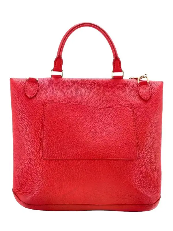 LOUIS VUITTON Volta Handbag Leather Satchel - Red