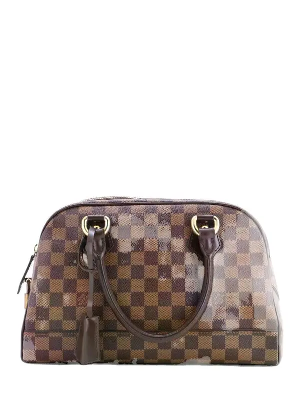 LOUIS VUITTON Duomo Boston Bag Damier Handbag - Brown
