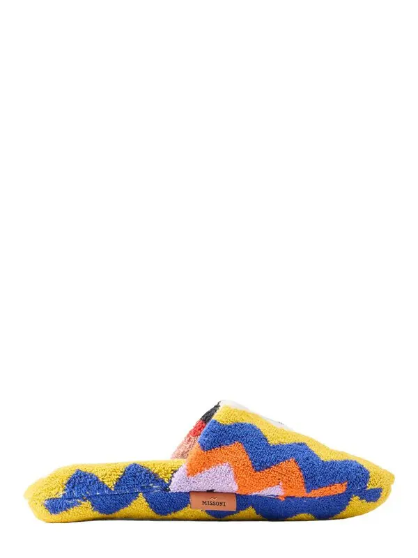 Missoni Striped Cotton-terry Slippers - Multi