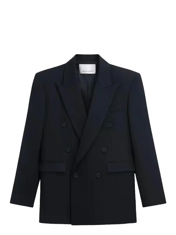 THE FRANKIE SHOP Double-breasted Blazer - Blue