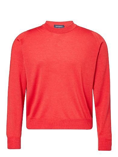 John Smedley X Bill Nighy Crewneck Cashmere-silk Jumper - Crimson/cri