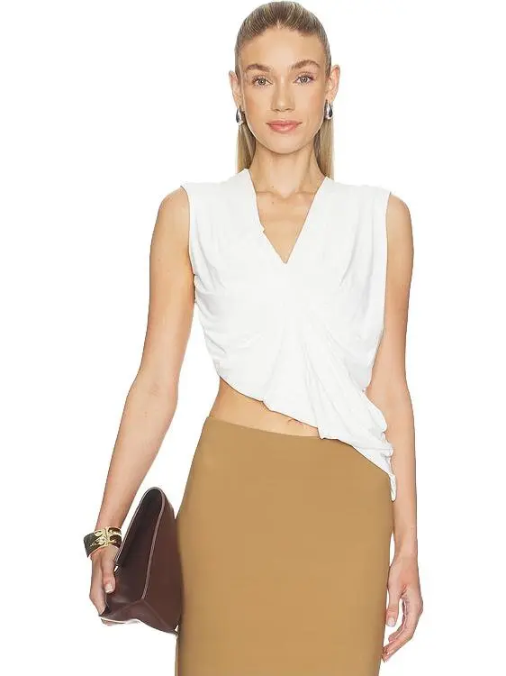 DEME BY GABRIELLA The Zoey Top - White