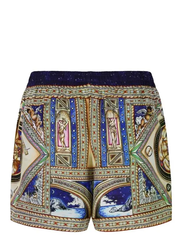 Casablanca Graphic-print Shorts - Neutrals