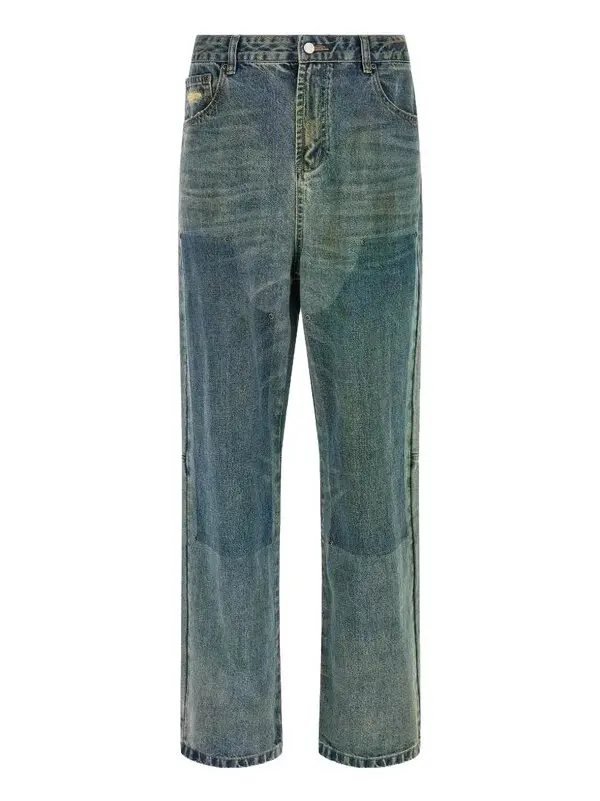 FOUND Double Knee Carpenter Jeans - Blue