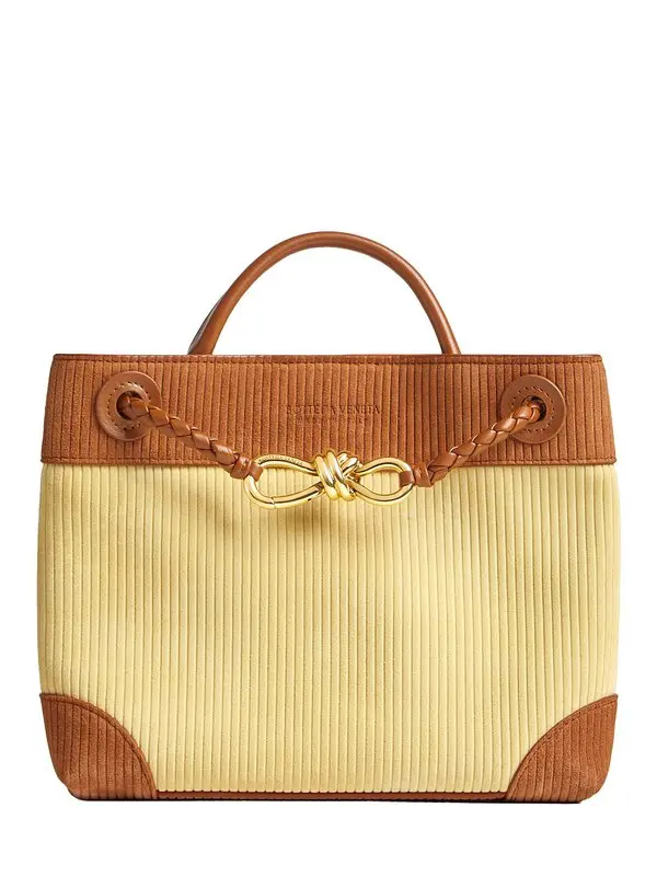 Bottega Veneta Andiamo Suede Bag - Neutral