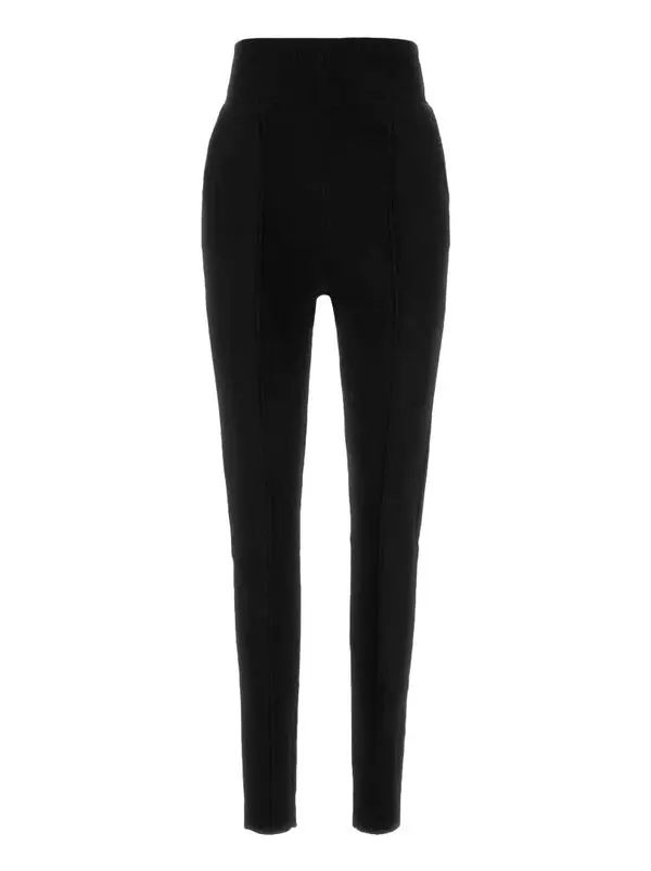 Chloé Seam-detail Leggings - Black