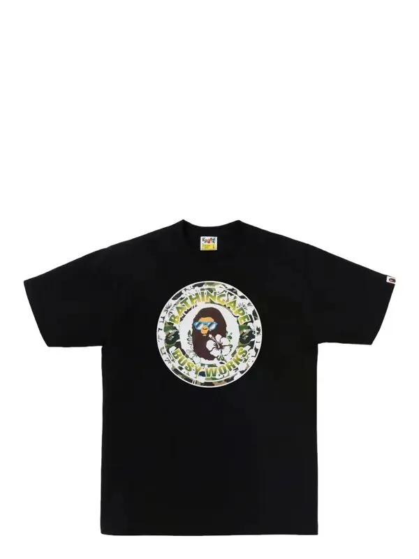 A BATHING APE Busy Works Graphic-print T-shirt - Black