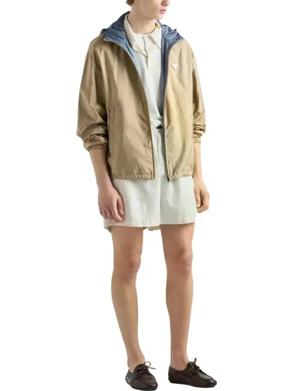 Prada Reversible Re-nylon Jacket - Neutrals