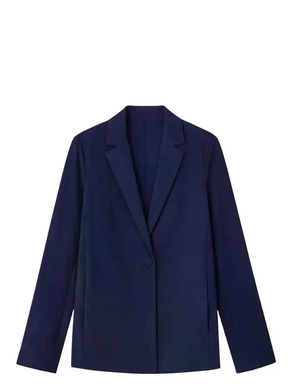 Malìparmi Single-breasted Notched-lapels Blazer - Blue