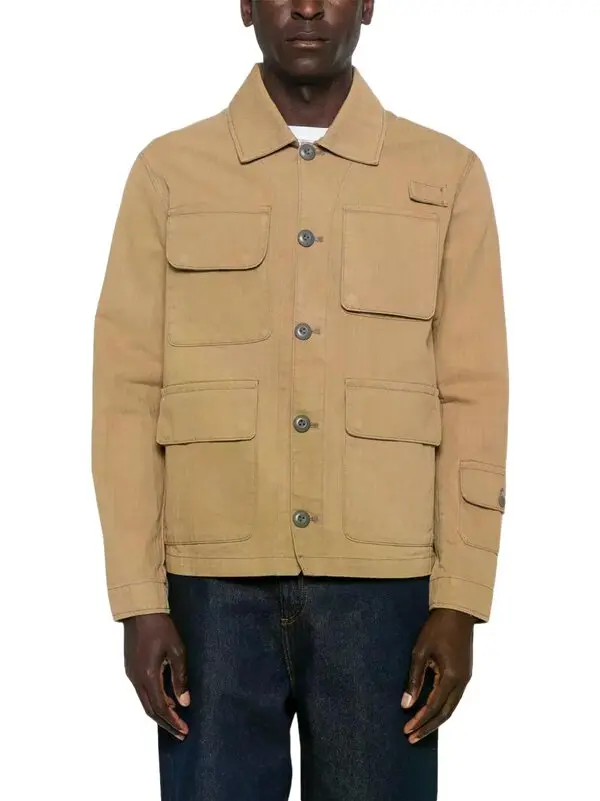 G-star Raw Fishing Multi-pocket Herringbone Jacket - Neutrals