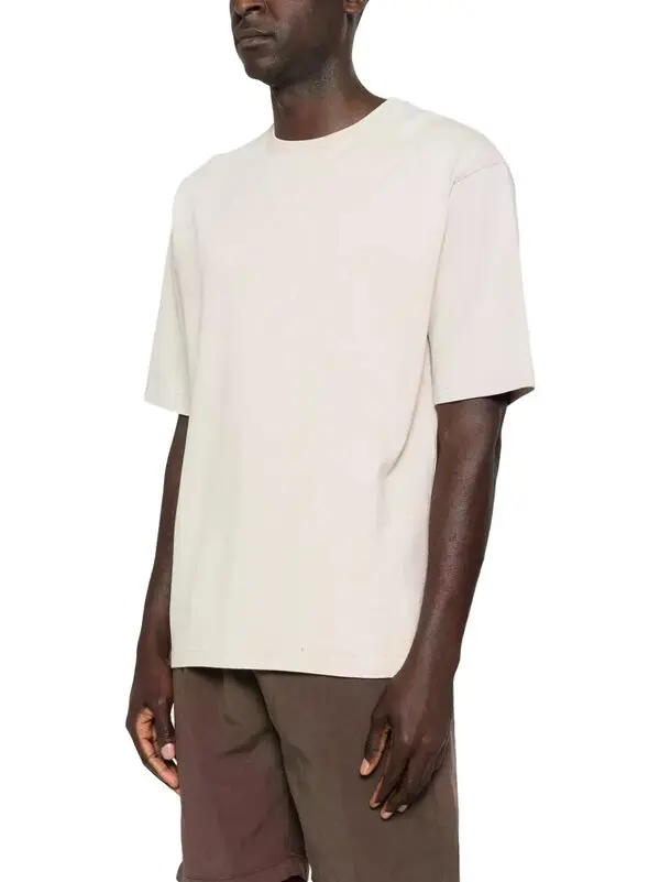 WHITE SAND Round-neck T-shirt - Neutrals