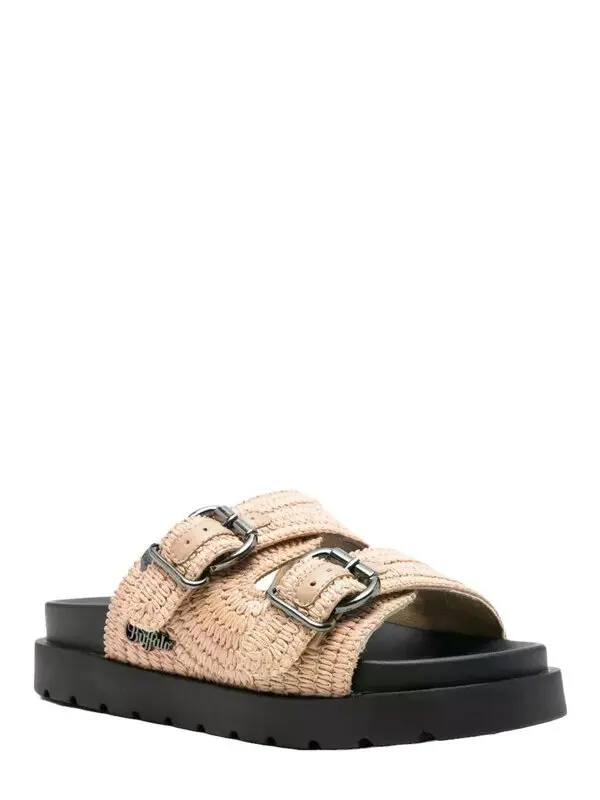 BUFFALO Raya Ari Bo Buckle-fastening Sandals - Neutrals