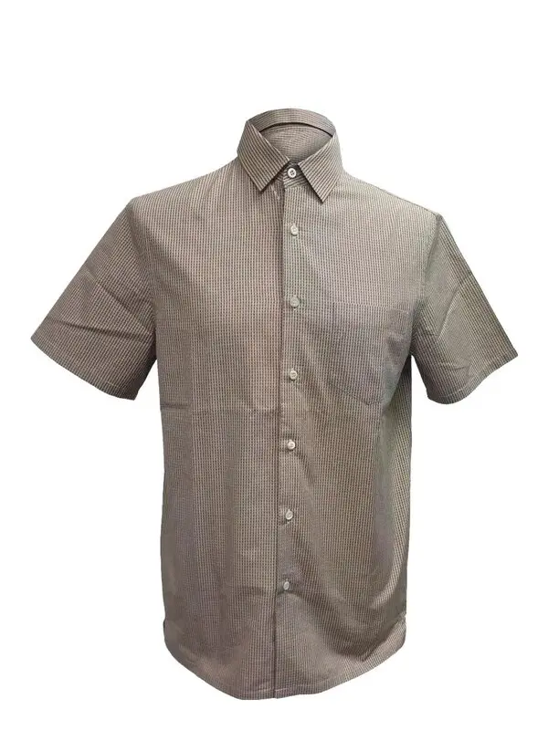 Prada Gingham Button-down Shirt - Neutrals