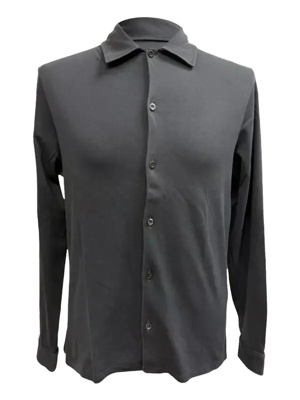 Prada Button-down Long-sleeve Shirt - Grey