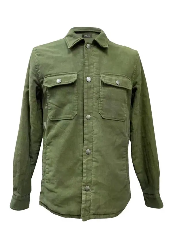 A.p.c. Alex Button-down Jacket - Green