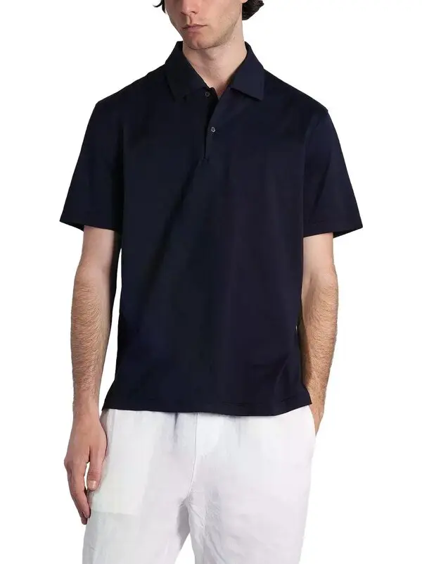 Aspesi Short-sleeve Polo Shirt - Blue