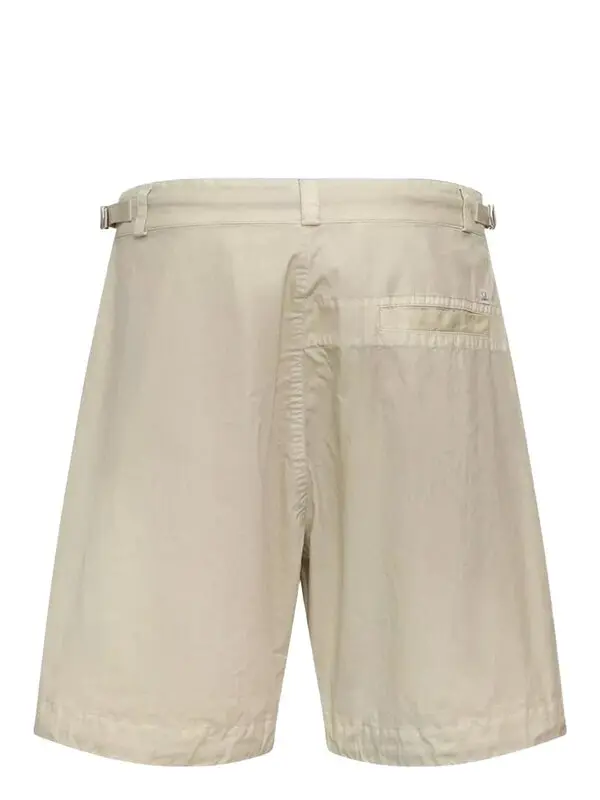C.P. COMPANY Fili Wax Pleated Cargo Shorts - Neutrals