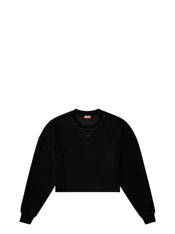 DIESEL® Blake Utlt Oval D Crop Top - Black
