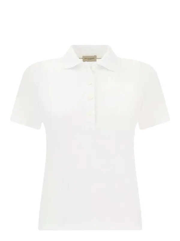 Paul & Shark Supima® Short-sleeve Polo Shirt - White