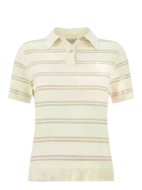 Paul & Shark Striped Short-sleeve Polo Shirt - Neutrals
