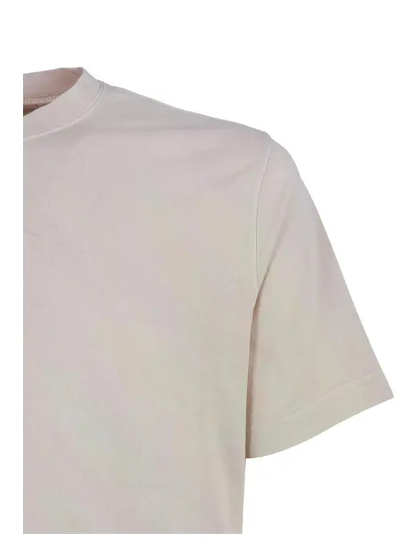 CIRCOLO 1901 Garment-dyed T-shirt - Neutrals