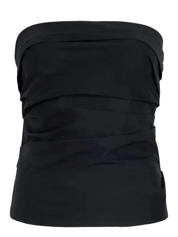 Proenza Schouler White Label Maisy Strapless Top - Black