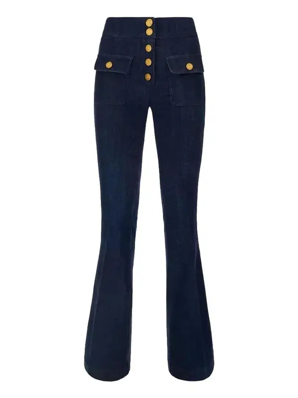 Seafarer Anaïs Button-front Jeans - Blue