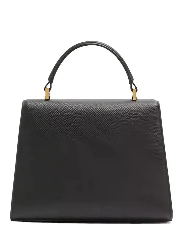 Valentino Garavani Small Grainy Calfskin Handbag - Black