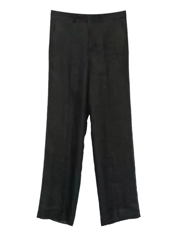 NINEMINUTES Wide Leg Trousers - Black