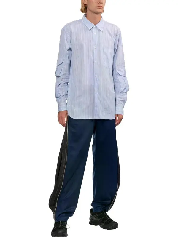 Comme Des Garçons Side Opening Trousers - Blue