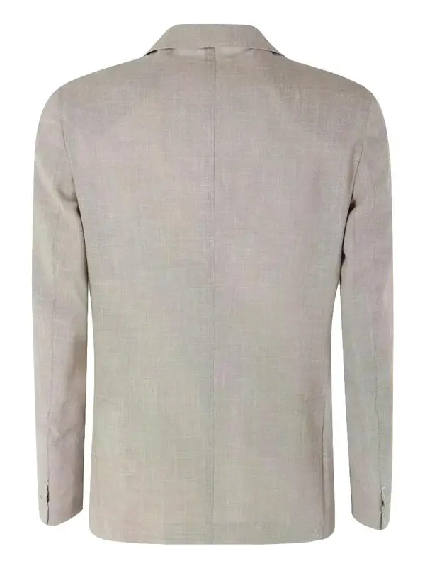 Eleventy Drawstring-waist Notched-lapel Suit - Neutrals