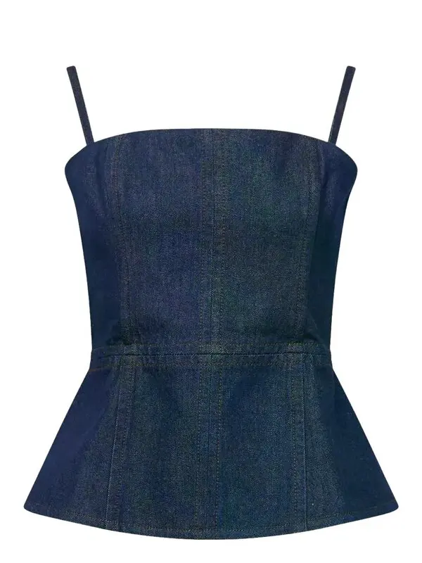 Rag & Bone Isabella Denim Top - Blue