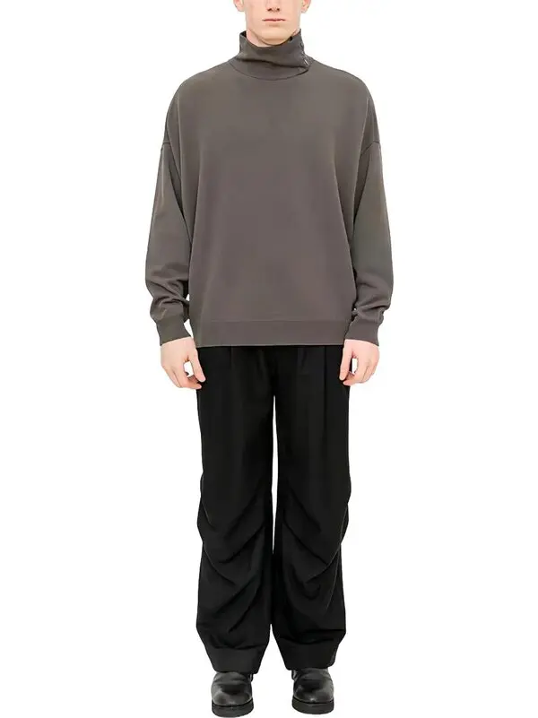 DEVOA Wool Trousers - Black