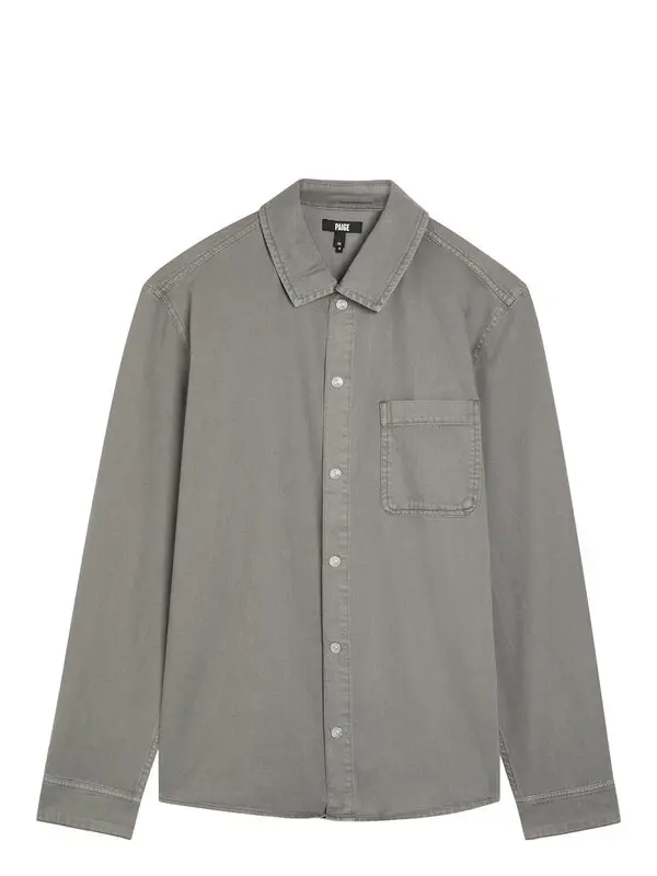 Paige Cotton-blend Shirt - Grey