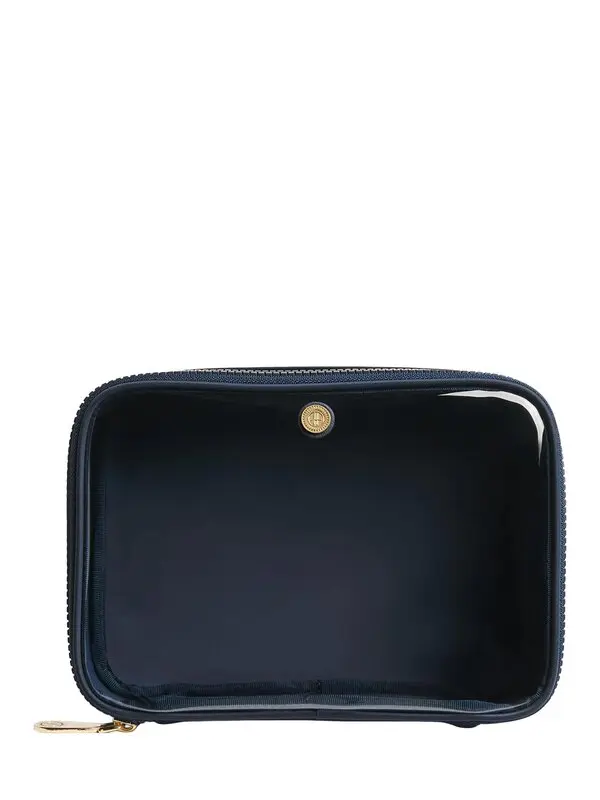 Harrods Clear Cosmetic Bag - Navy