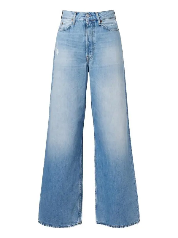 Acne Studios 1981 Mid-rise Wide-leg Jeans In Light - Blue