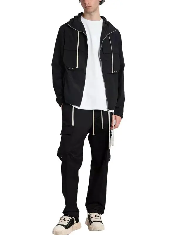 STATE OF ORDER Drawstring Hooded Jacket - Black