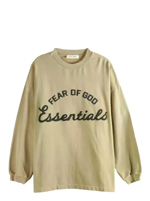Fear Of God Essentials Logo-print T-shirt - Neutrals