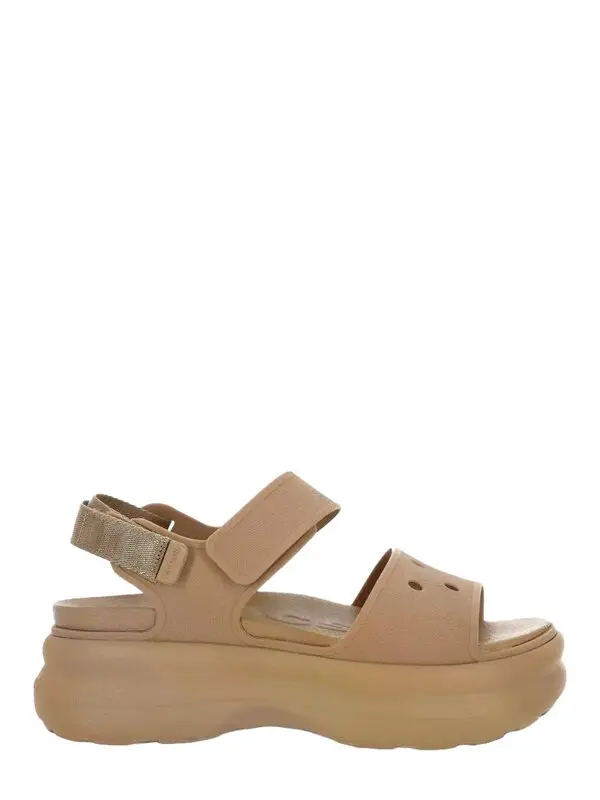 CROCS Soho Y-strap Platform Sandals - Neutrals